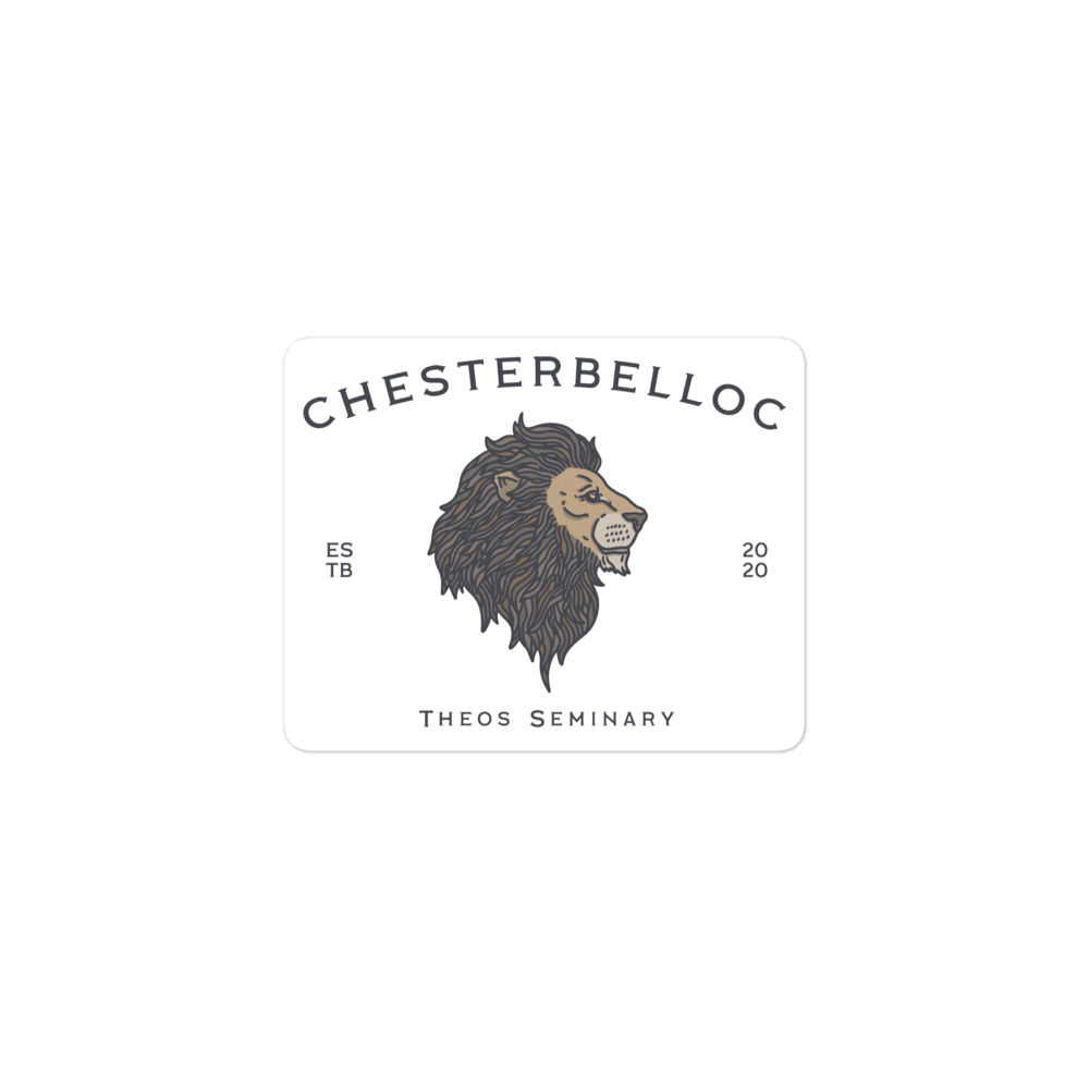 CHESTERTON HOUSE STICKER – Theos U. Store